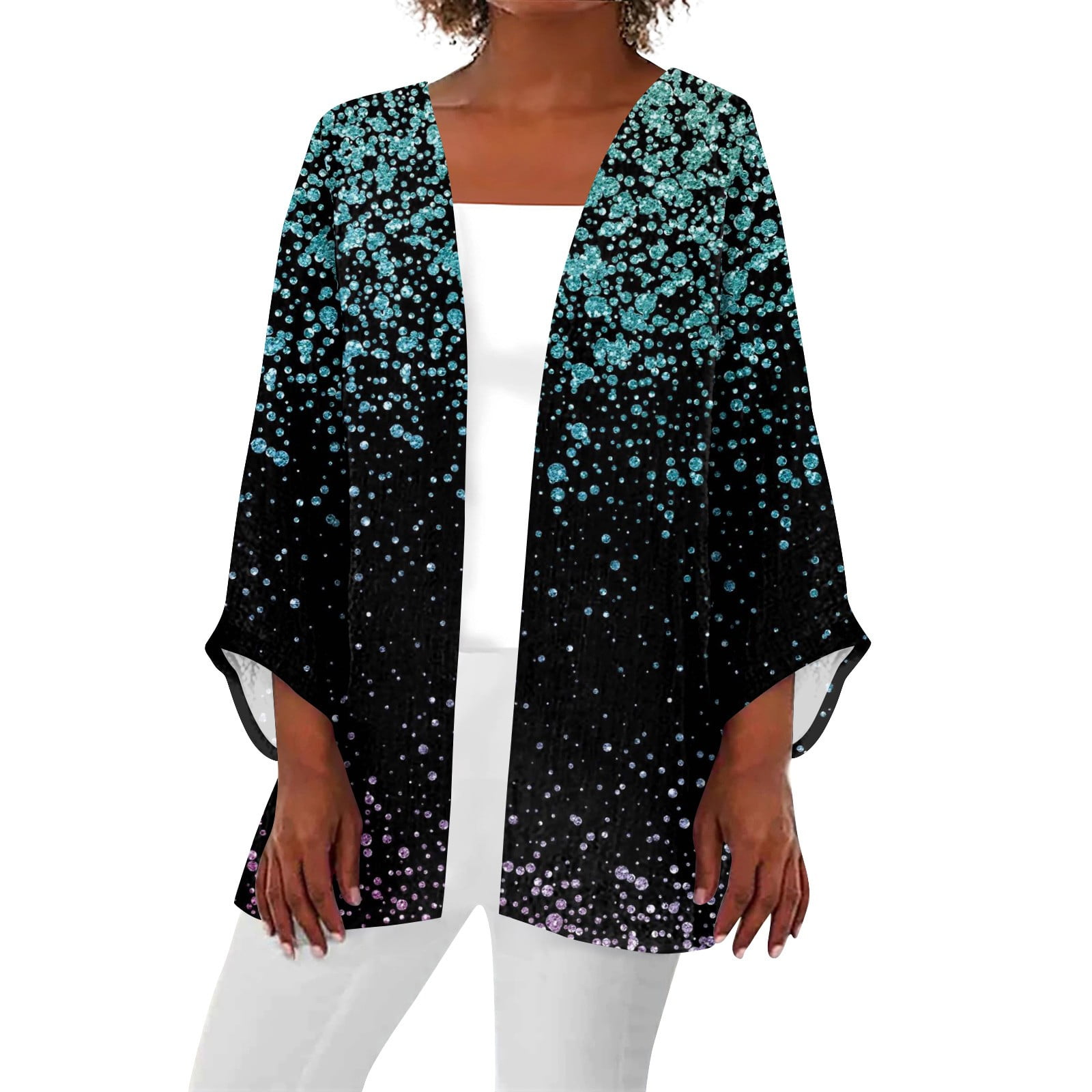 JULMCOMO Womens Cardigans Lightweight Long Sleeve Beach Cover Ups ...