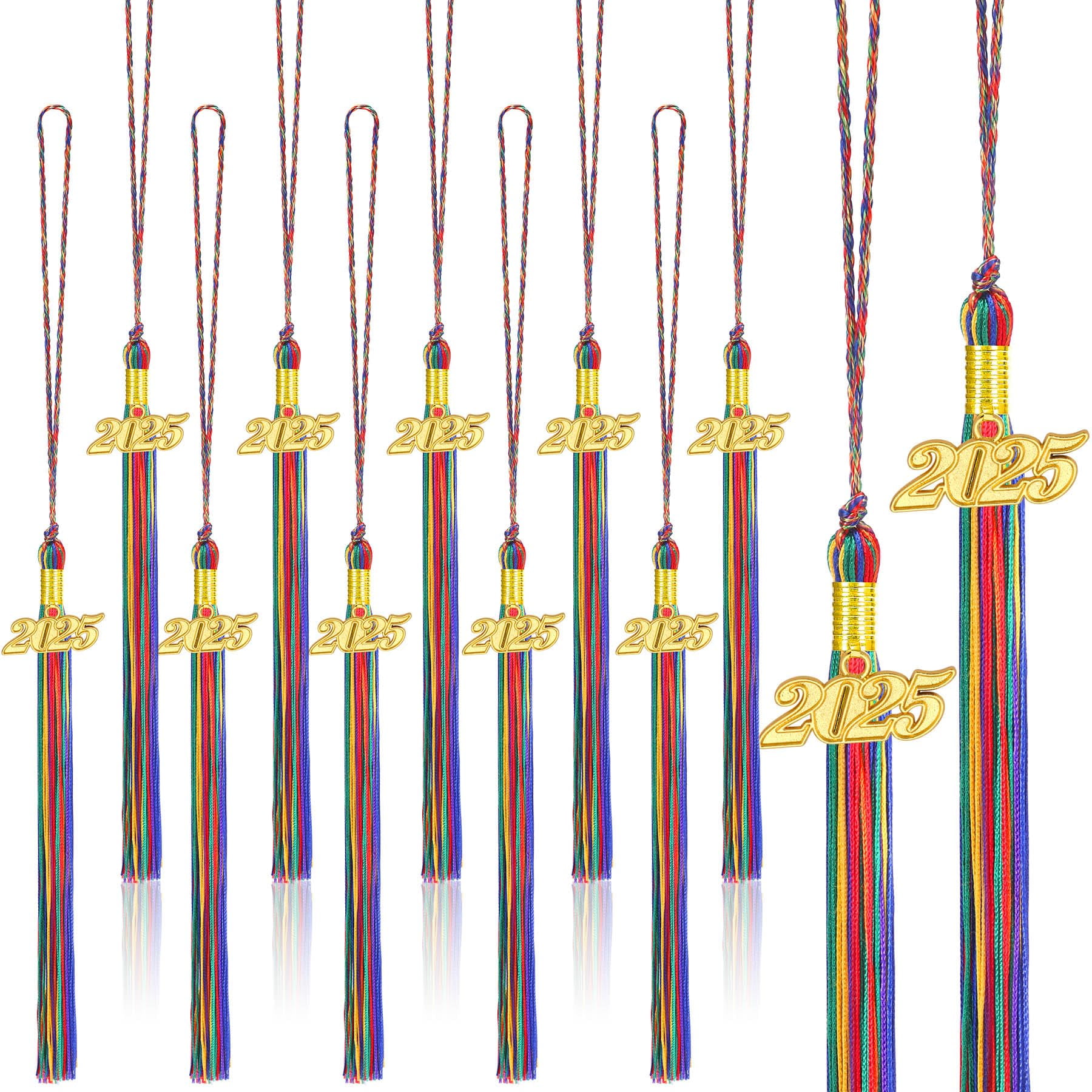 JULMELON 10Pcs Graduation Tassels Academic Graduation Cap Hat Tassel ...
