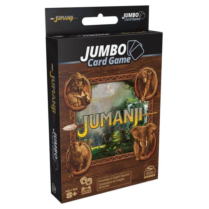 Spin Master Games, Jumanji, Jumbo Card Game Thrilling Adventure Family ...