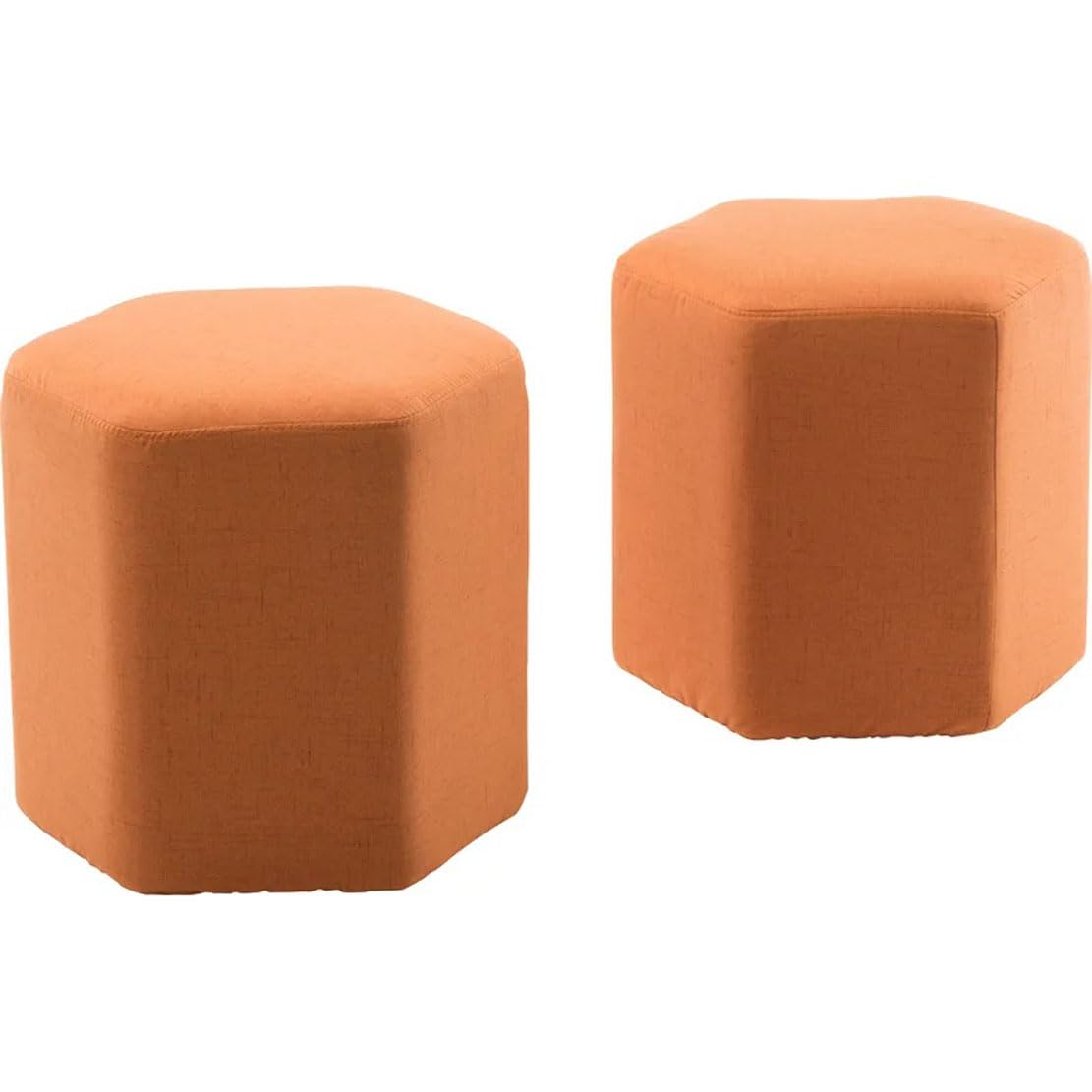 JUMBO CRAFTS Padded Seat Rest Stool Side Modern Round Flannel Material ...