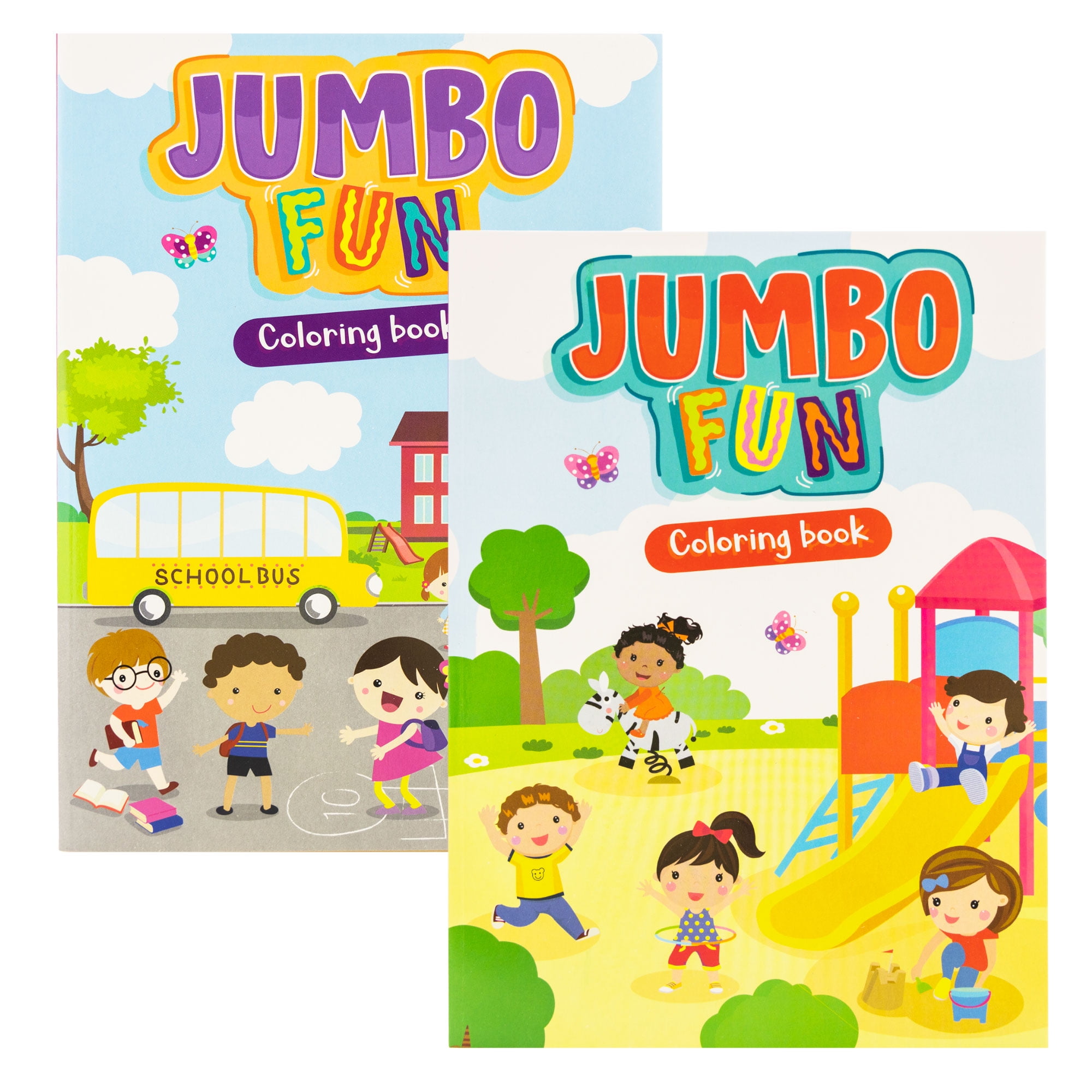 JUMBO Fun Coloring & Activity Book 2-Title, for Learning Drawing ...