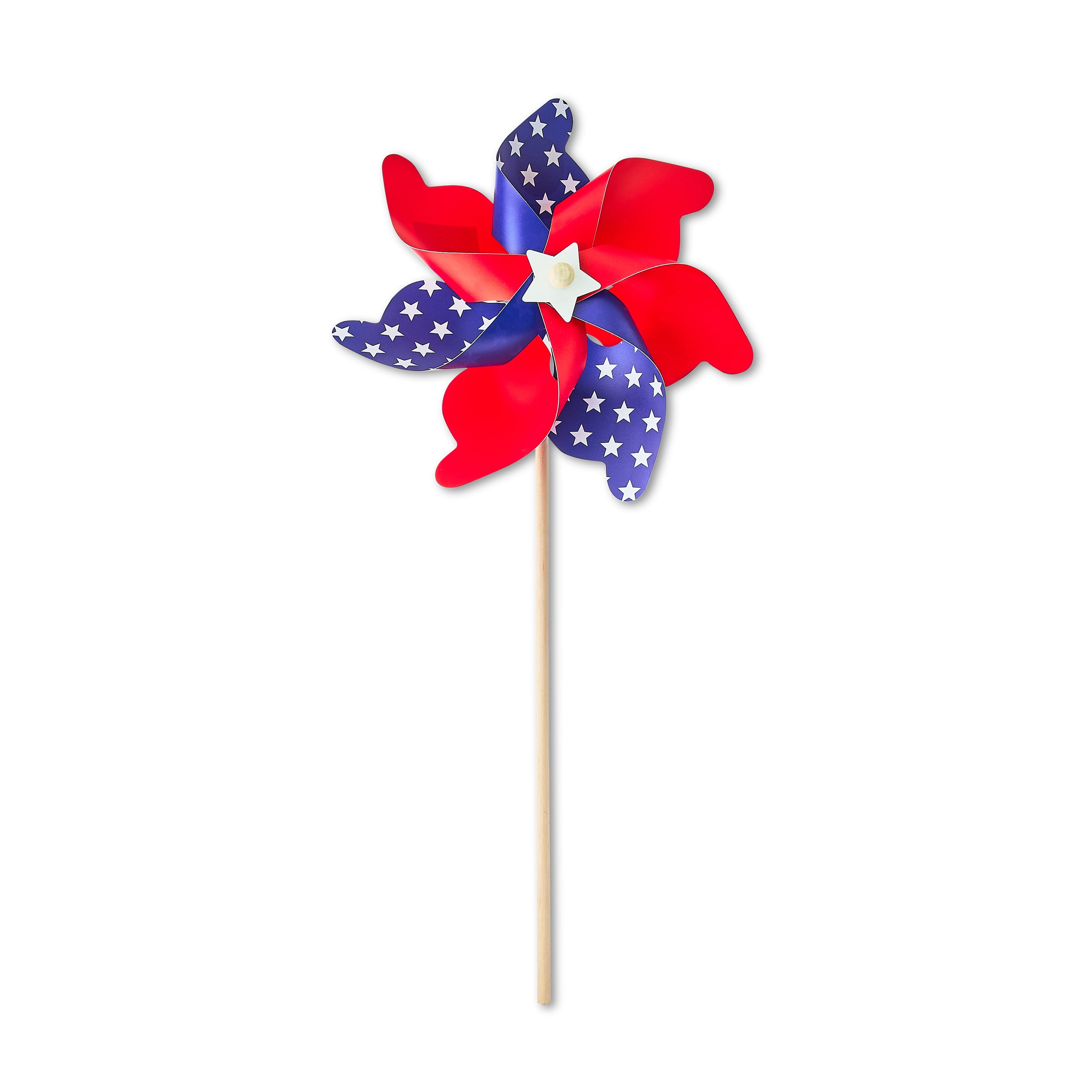 Way To Celebrate Patriotic Jumbo Pinwheel, 30 inches tall, Red White ...