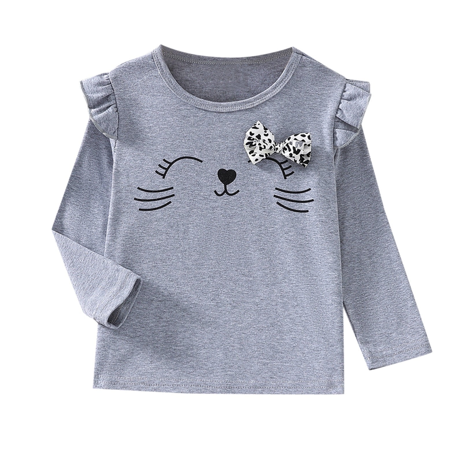 JUMESG Girls Long Sleeve Shirts Girls and Toddlers' Long-Sleeve T ...
