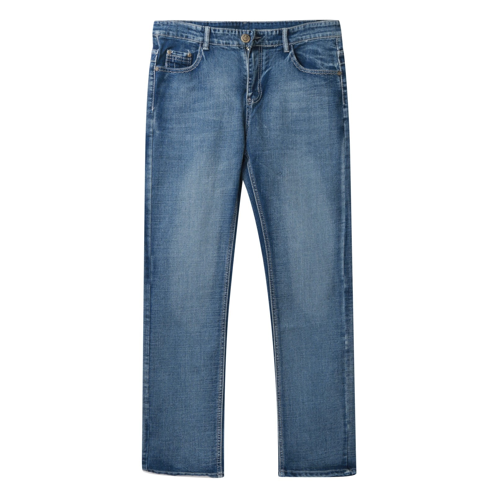 JUMESG Jeans for Men Men's Casual Elastic Waist Denim & Twill Pull on ...