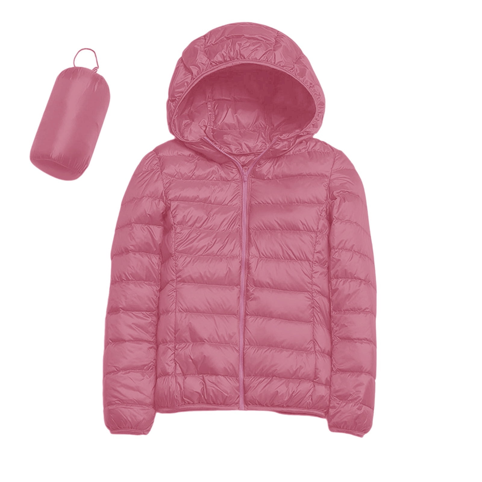 JUMESG Packable Puffer Jacket Women Women's Packable Lightweight Full ...