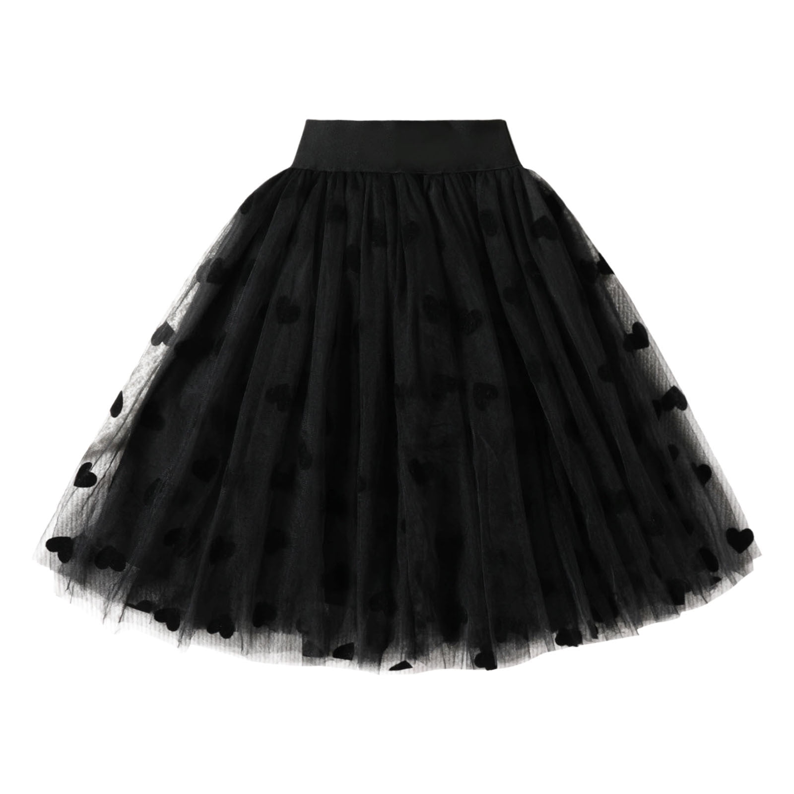 JUMESG Skirts for Kids Girls Fashion Skater Skirts Shiny Elastic Waist ...