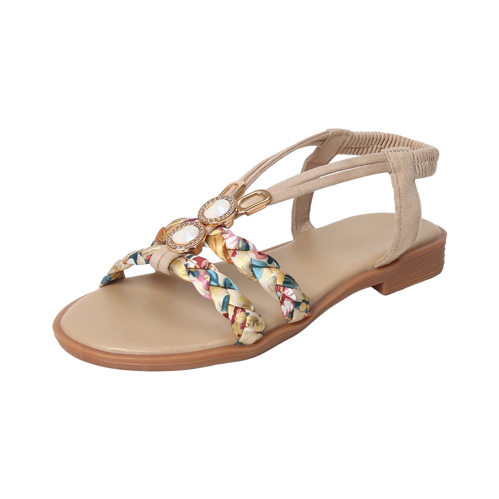 JUMESGU Little Girl Sandals Girls Sandals Kids Strap Flat Sandals Open ...