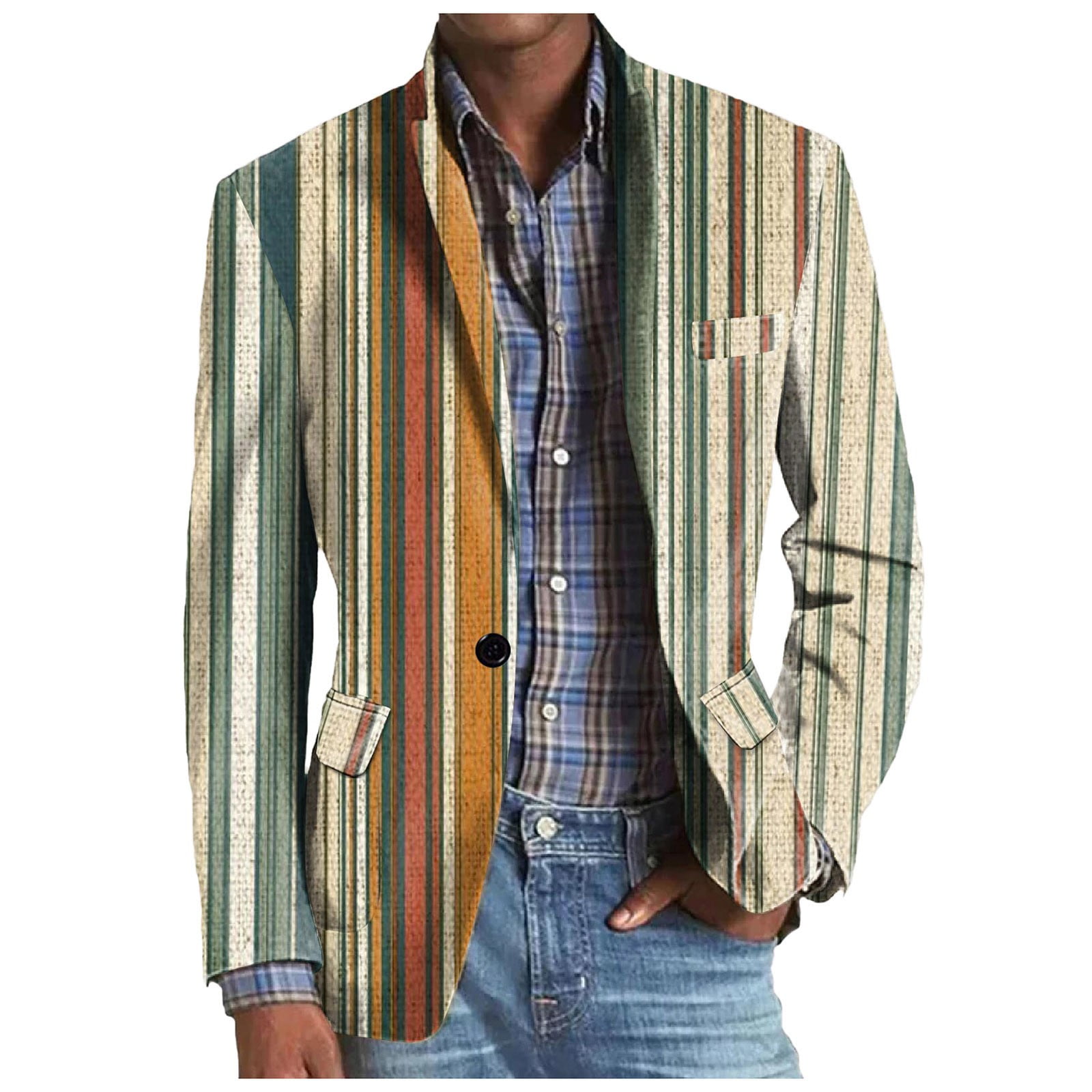JUMESGU Suit Blazer for Men Men's Sport Coats and Blazers Regular Fit ...