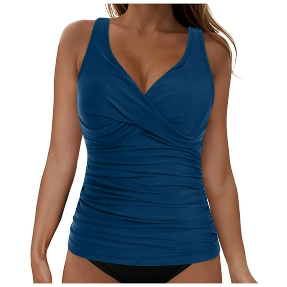 JUMESGU Womens Tummy Control One Piece Swimsuit Sexy Crisscross Back ...