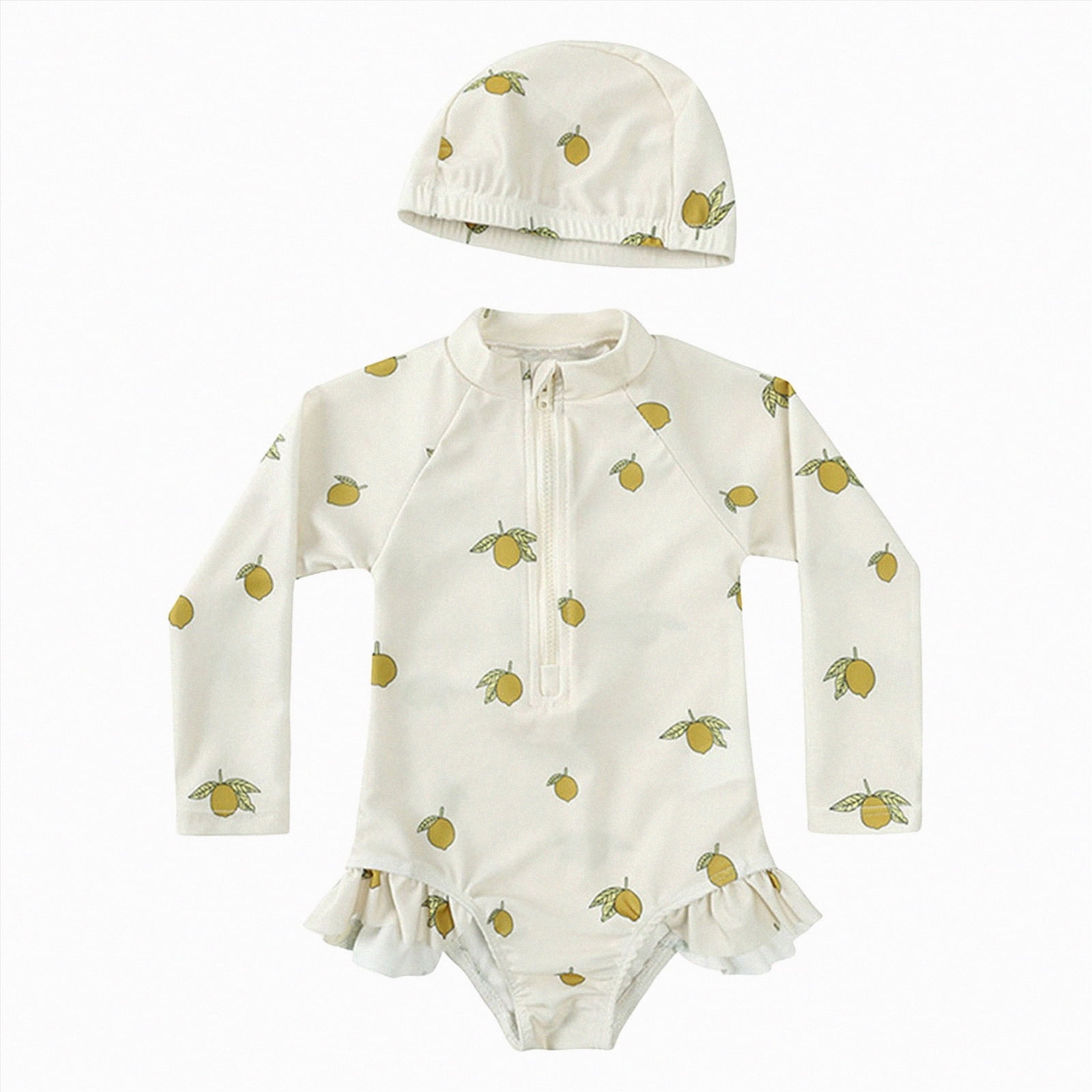 JUMEYU Newborn Swimsuit Girl Baby Girl Swimsuit Summer One-Piece Infant ...