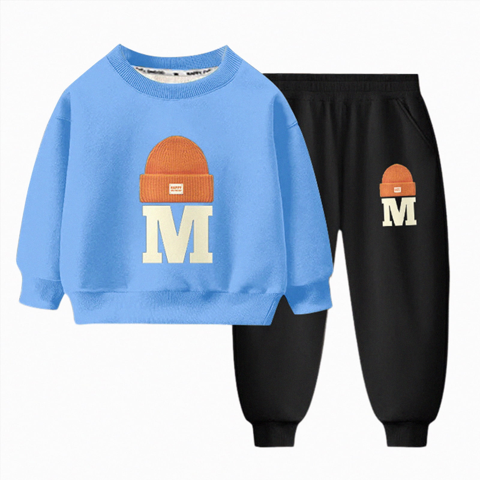 JUMEYU Toddler Boys Outfits for Winter Toddler Boy Girl Outfit Long ...