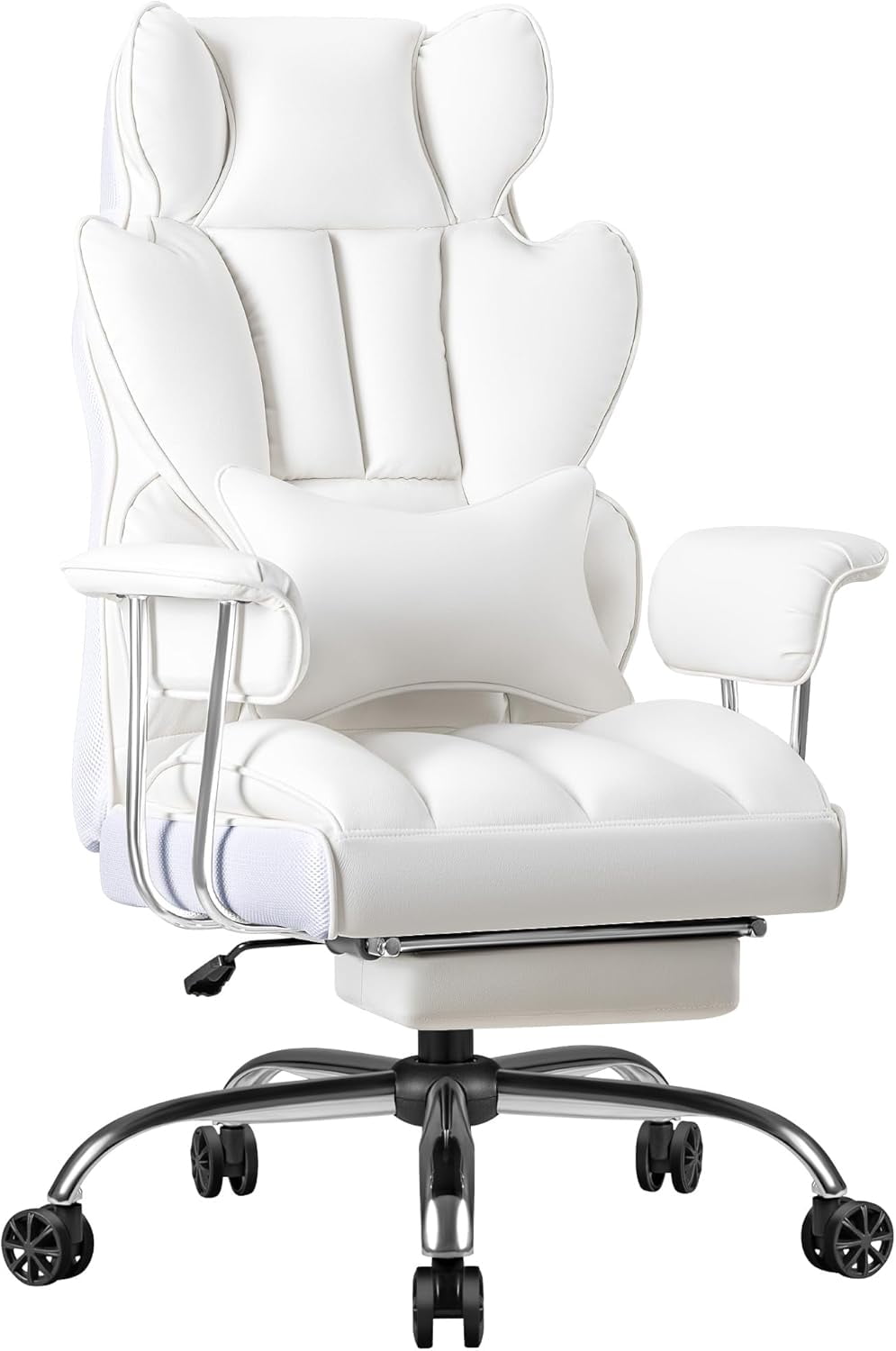 JUMMICO Executive Leather Office Chair,Big and Tall Adjustable High ...