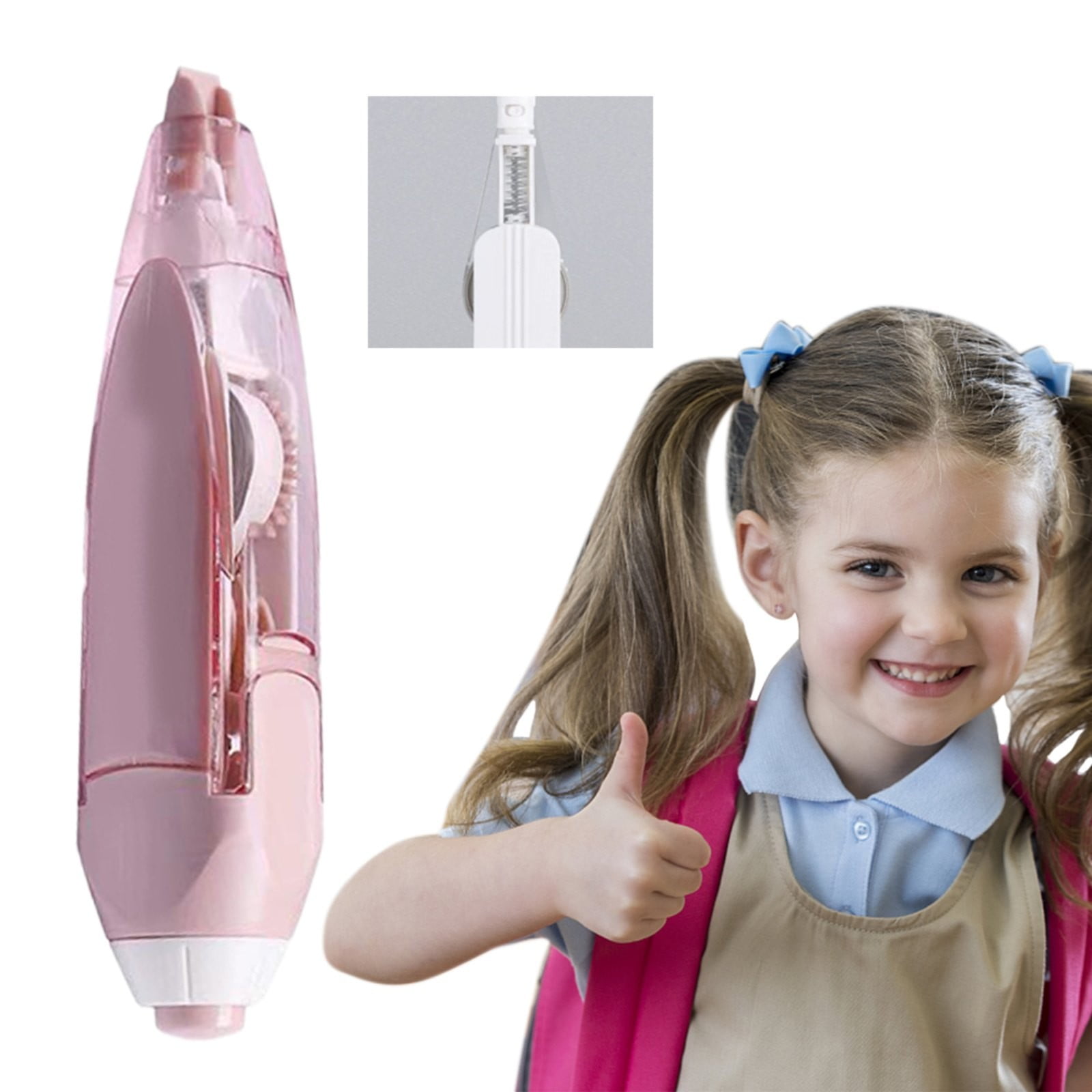 JUMNUYCUH 1 Pack Correction Tape, Retractable White Out Tape, Easy to ...