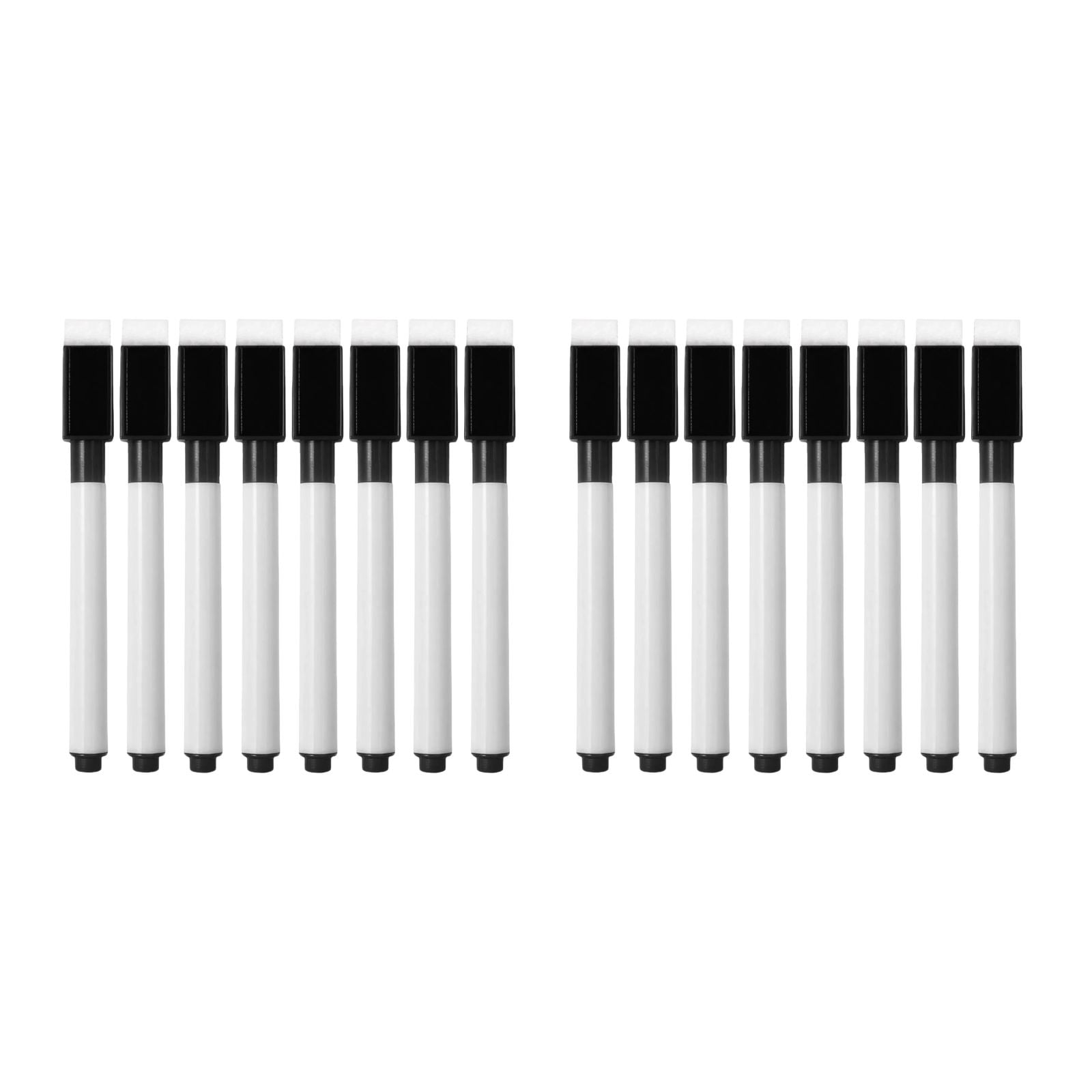 JUMNUYCUH 16Pcs Magnetic Dry Erase Markers, Fine Tip Erasable Markers ...