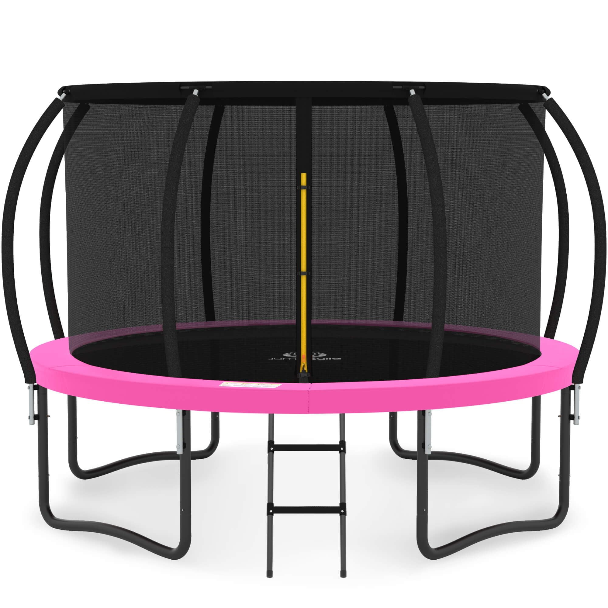 Jumpzylla 14FT Trampoline, Pink, Heavy-Duty, Double Sided Mat, Safety ...