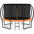 JUMPZYLLA 16FT Orange Trampoline - NEW Patented Double Sided Mat Design ...