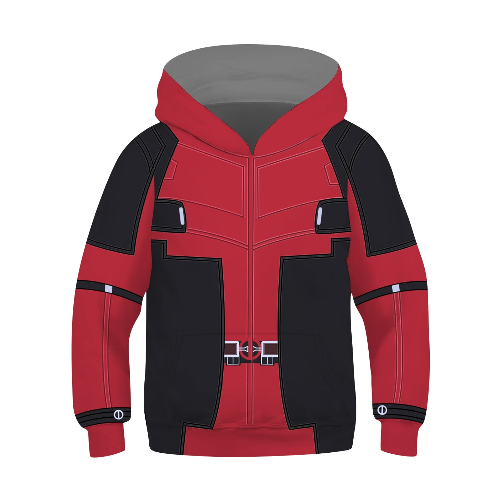 JUNBYONE Deadpool Costume Kids Boys Girls Halloween Costume Deadpool ...