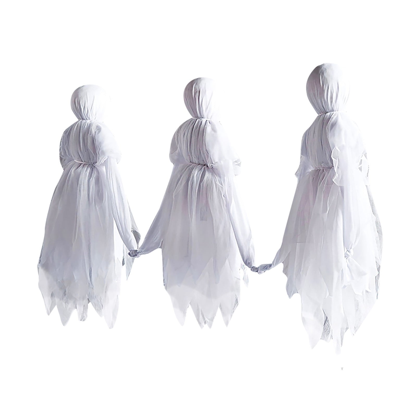 JUNBYONE Halloween Decorations 3 Pack Light up Witches with Stakes ...