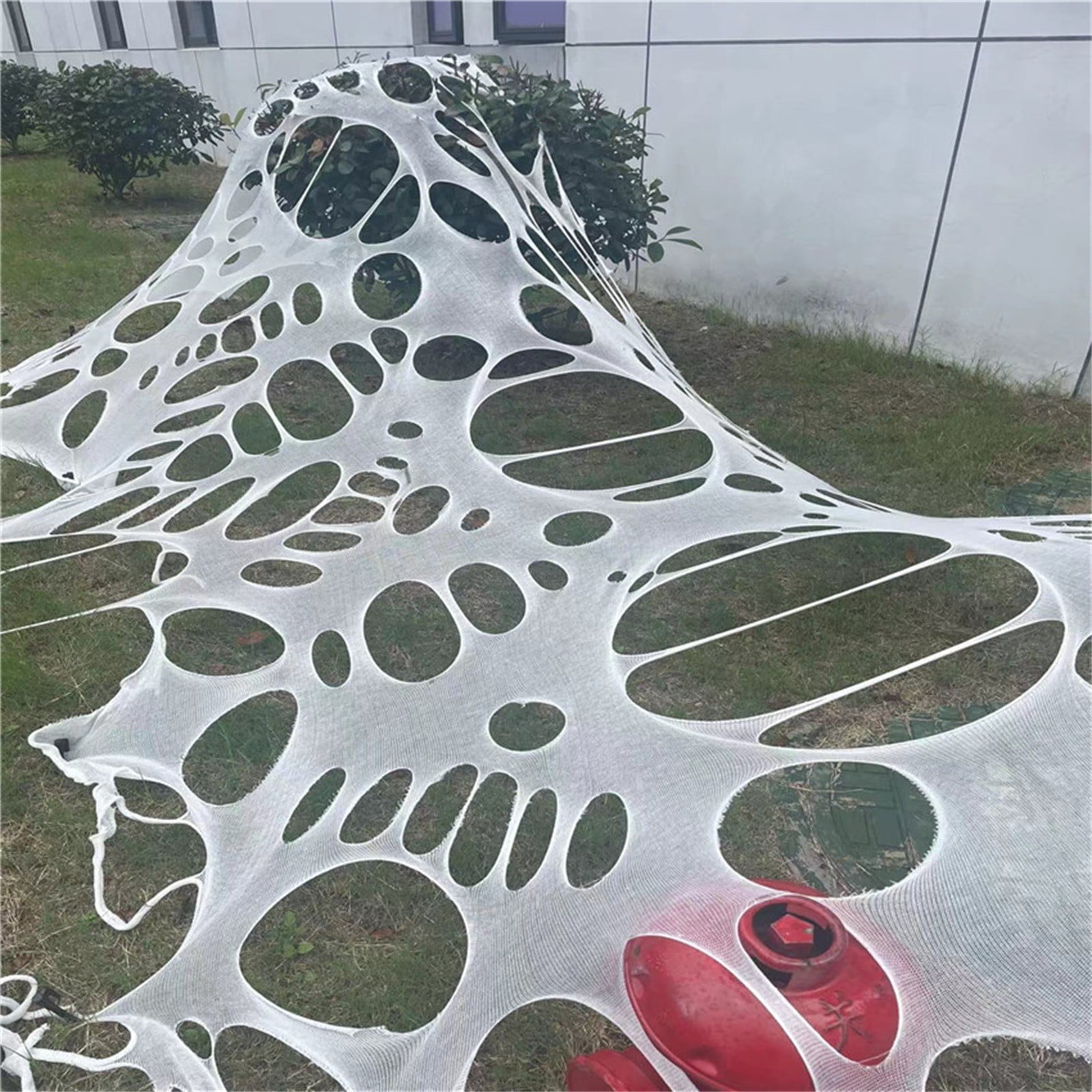 JUNBYONE Halloween Giant Spider Web Decoration, DIY Spooky Flexible ...