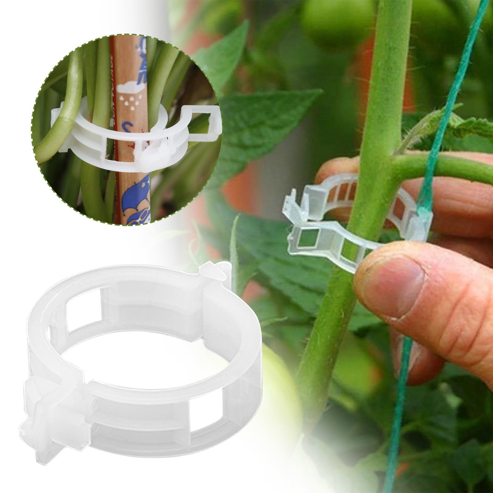 JUNBYONE Plant Support Clips, Garden Support Clips, Garden Clips, Grape ...