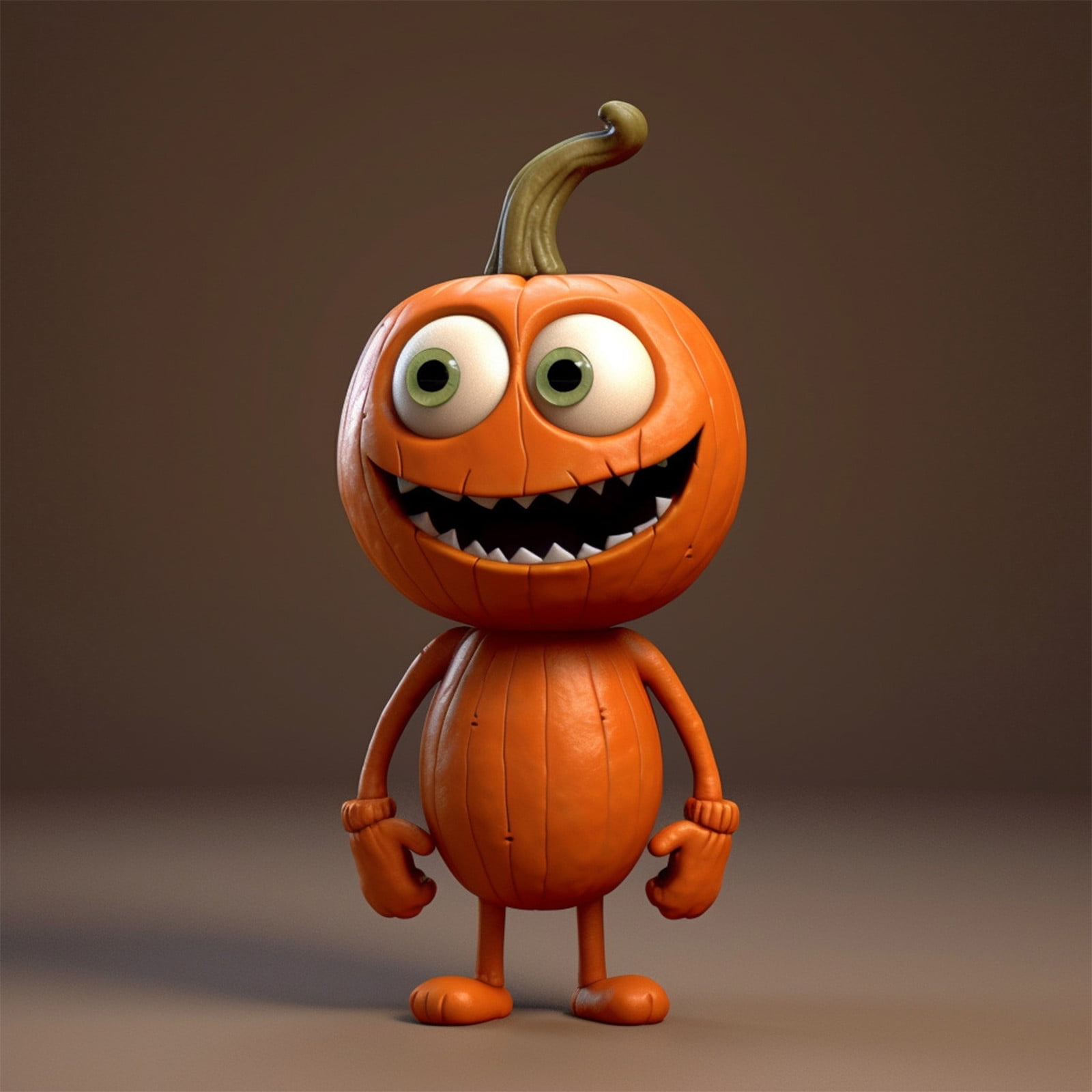 JUNBYONE PumpkinStatue, Halloween PumpkinFreak Layout Props, Halloween ...