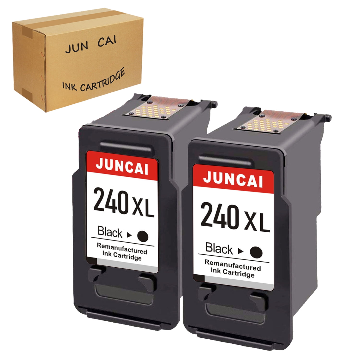 JUNCAI Refilled Ink Cartridge Replacement for Canon PG 240XL 240 XL ...