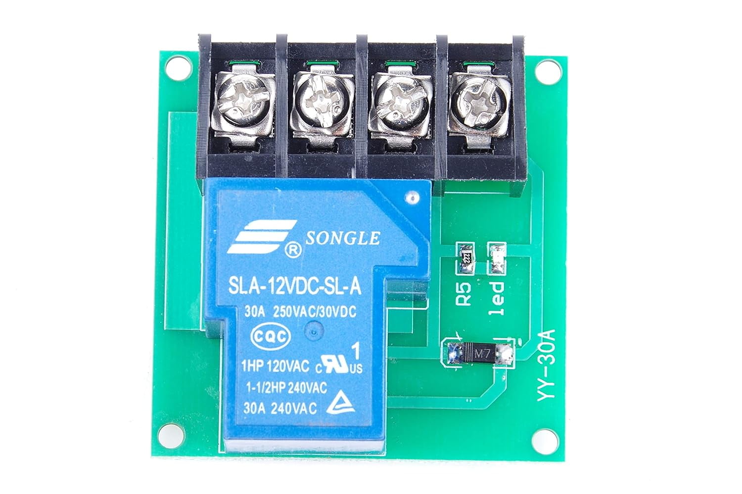 JUNCHI-1-Channel 30A High Current 12V Contactor Relay Switch Power ...