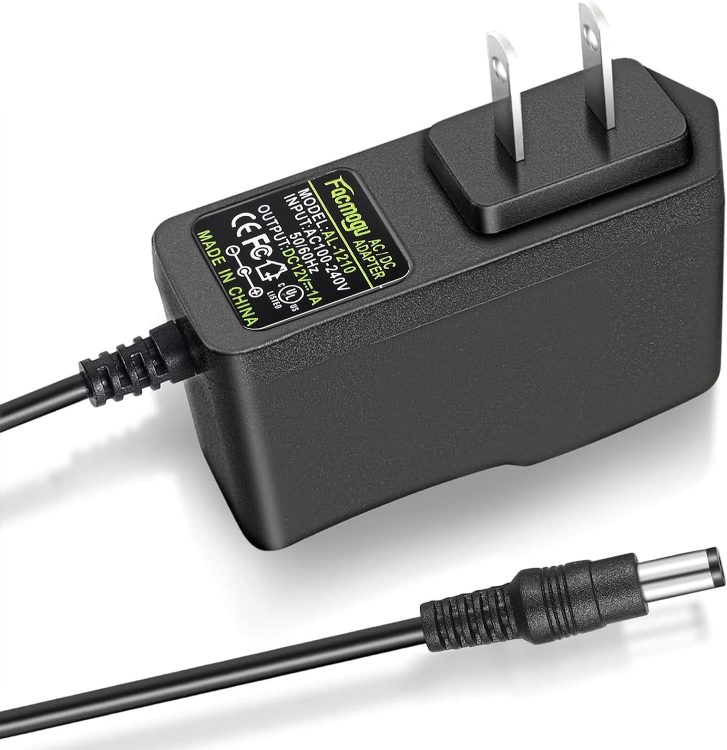JUNCHI-12V 1A Power Supply Adapters(6 Pack), AC/DC Low Voltage ...