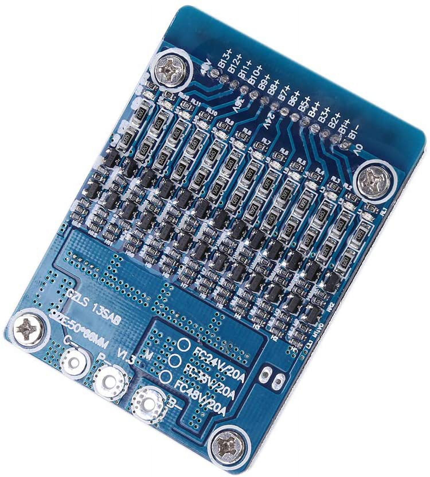 JUNCHI-13S 20 Amp 48 Volt, 13S 48V 20A Lithium Battery Board, with ...