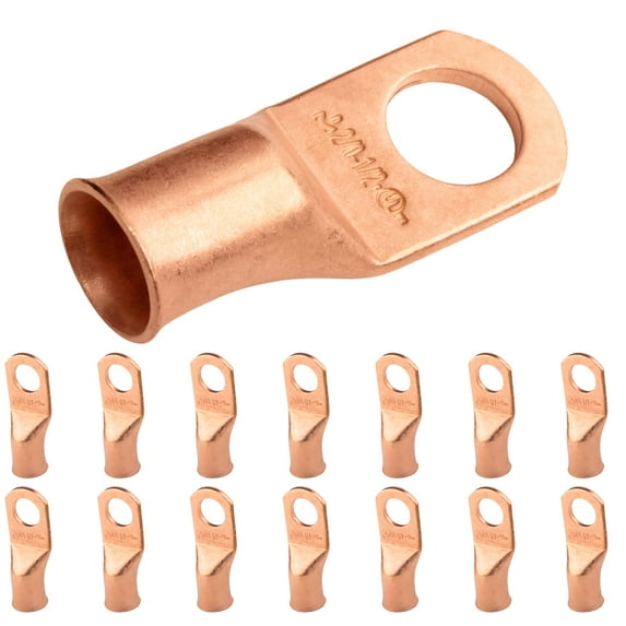 JUNCHI-15pcs 2/0 AWG 1/2" Stud - UL Heavy Duty Battery Terminal ...