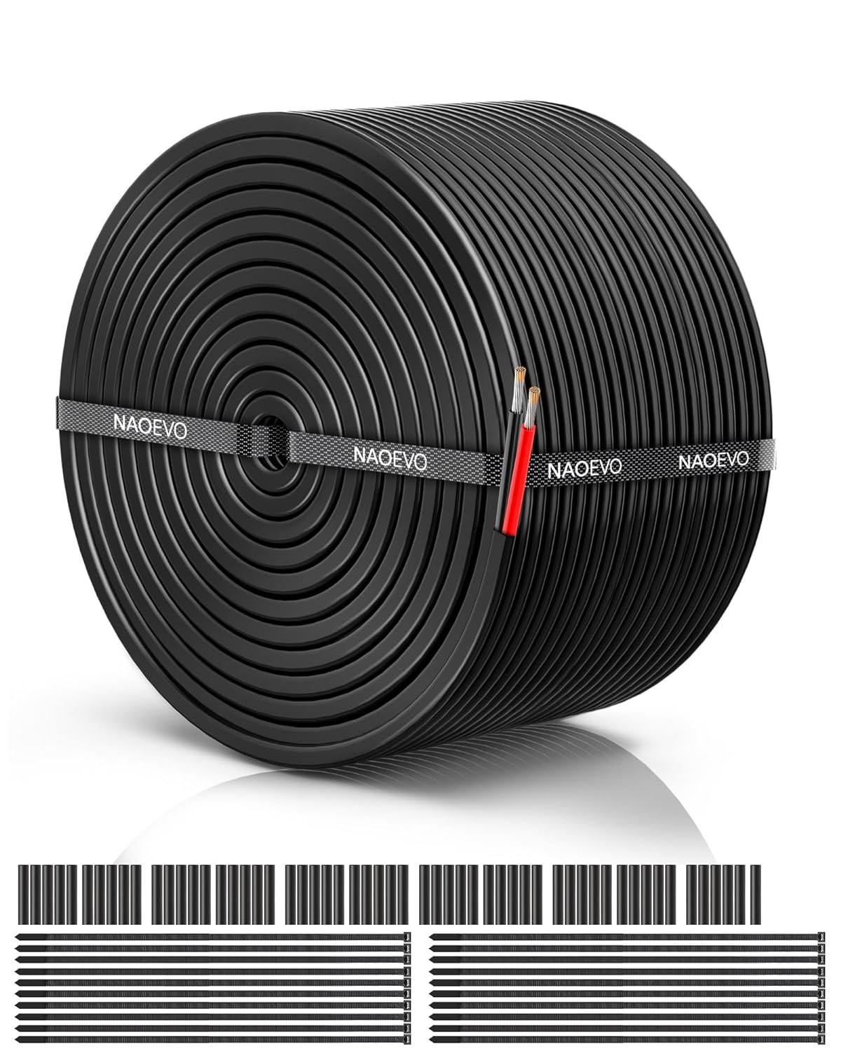 JUNCHI-18 Gauge Wire 2 Conductor Electrical Wire, 18 AWG Stranded PVC ...