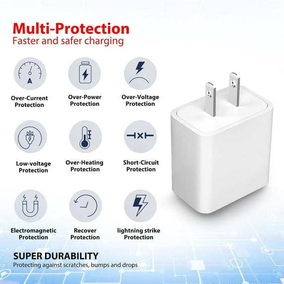 JUNCHI-2 Pack 10FT USB C Camera Charger for Arlo Essential 2K, Alro ...