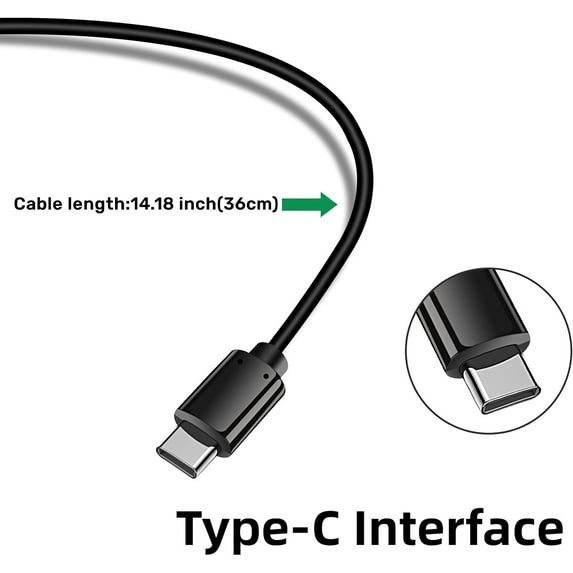 JUNCHI-2-Pack DC 12V/24V to 5V USB C Buck Converter 3A 15W Type-C ...