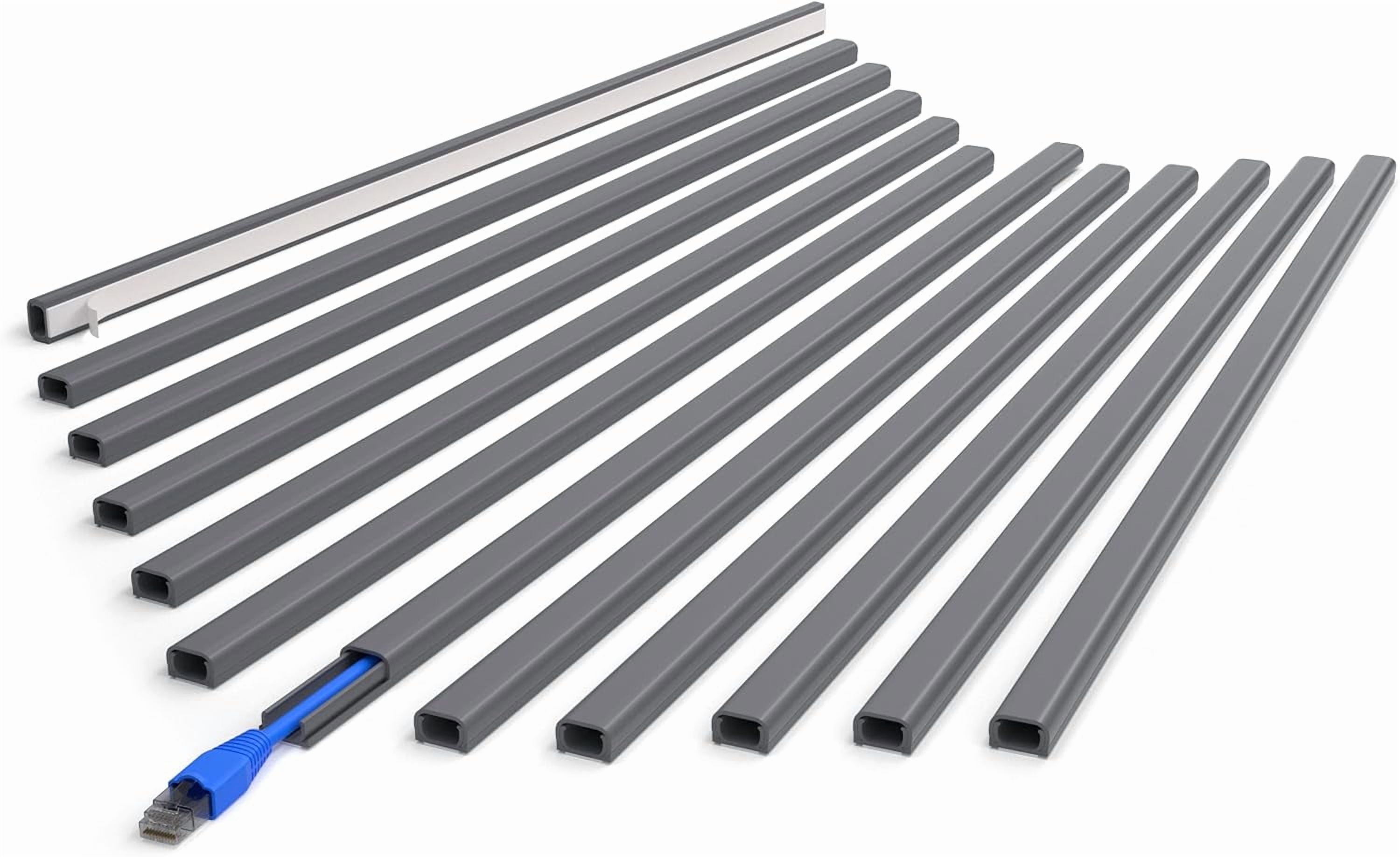 JUNCHI-204in Cord Covers for Wires on Wall, One Small Cord Hider Wall ...