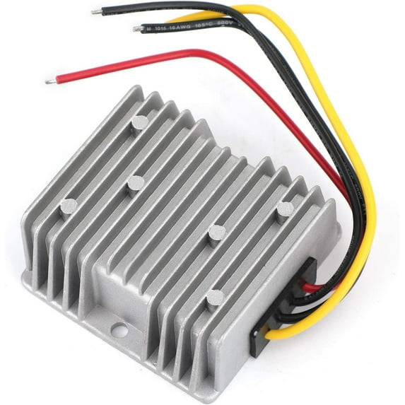 JUNCHI-24V/36V/48V to 12v 20A DC Converter Aluminum Shell Regulator ...