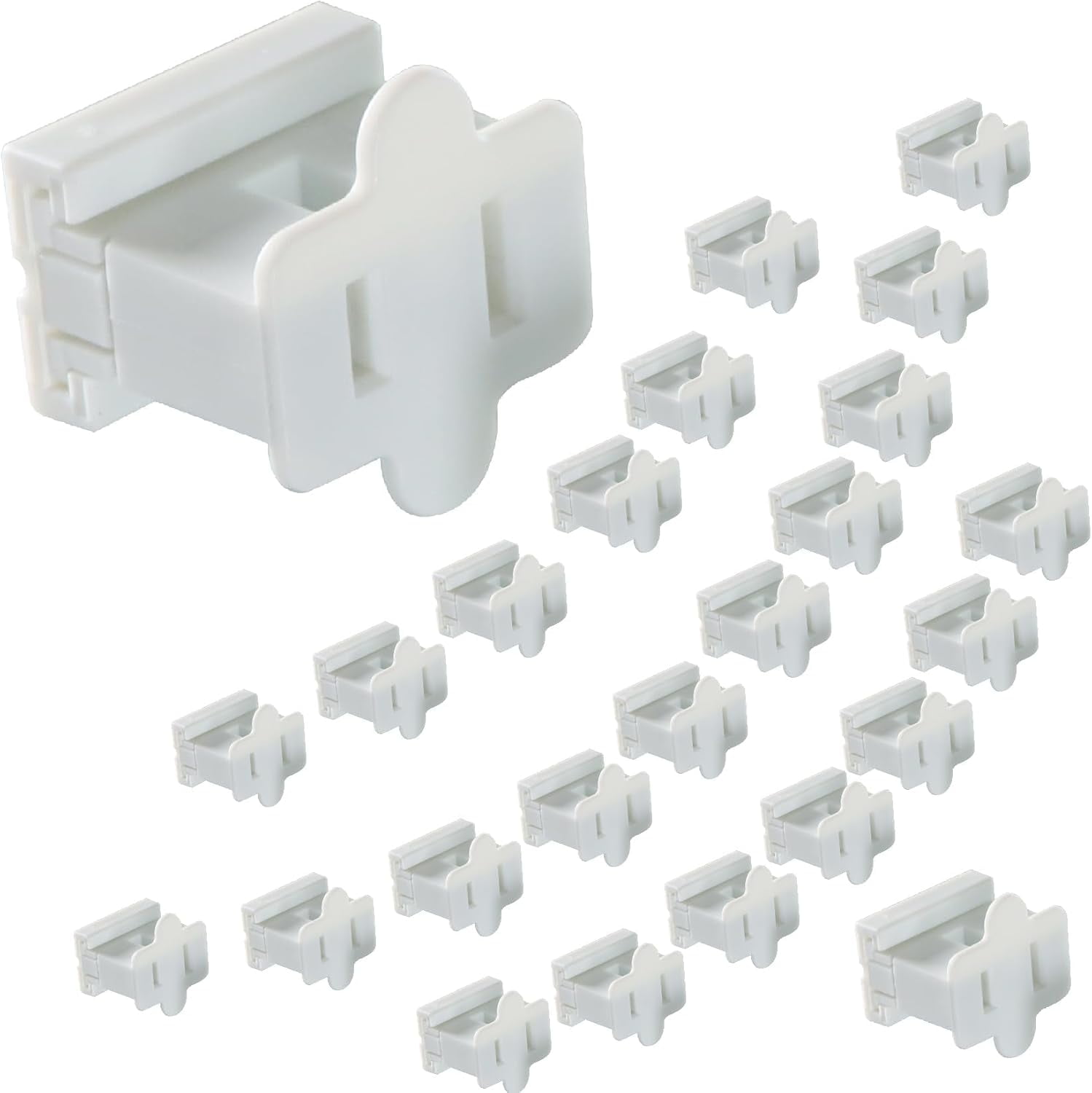 JUNCHI-(25) Pack Vampire Plug, Slip and Slide Plug Add,Extension Cord ...