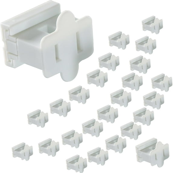 JUNCHI-(25) Pack Vampire Plug, Slip and Slide Plug Add,Extension Cord ...