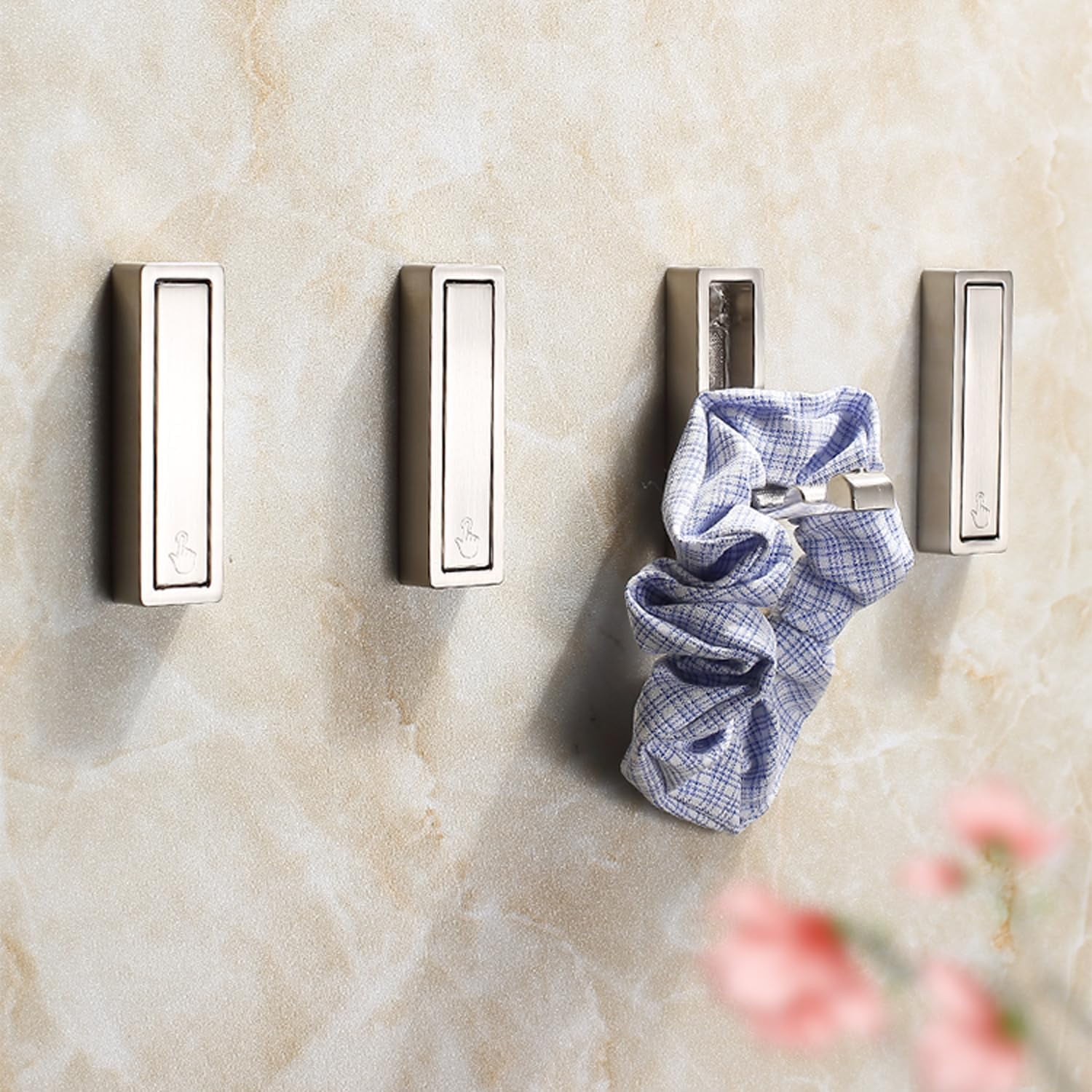 JUNCHI-2Pcs Folding Coat Hooks, Heavy Duty Foldable Hook Made of Zinc ...