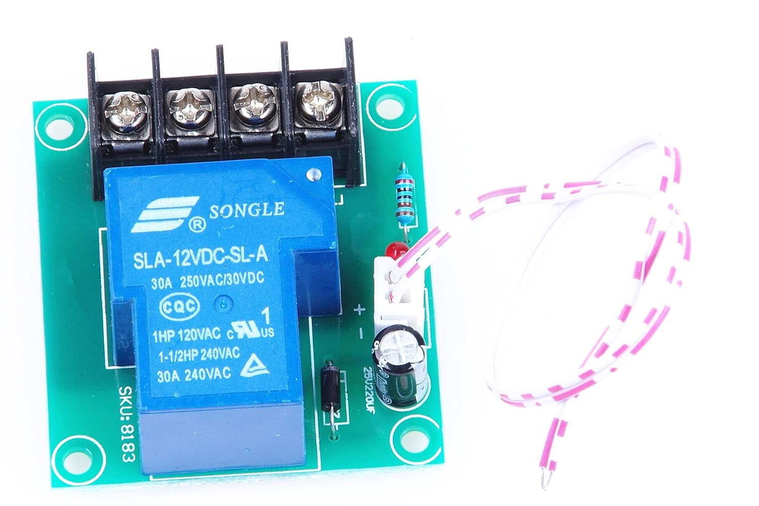 JUNCHI-30A High Current 12V Contactor Relay Switch Power Switch DC ...