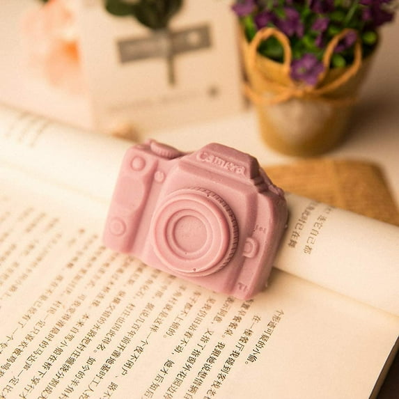 JUNCHI-3D Camera Silicone Chocolate Candy Mold Cake Decorating Tools ...