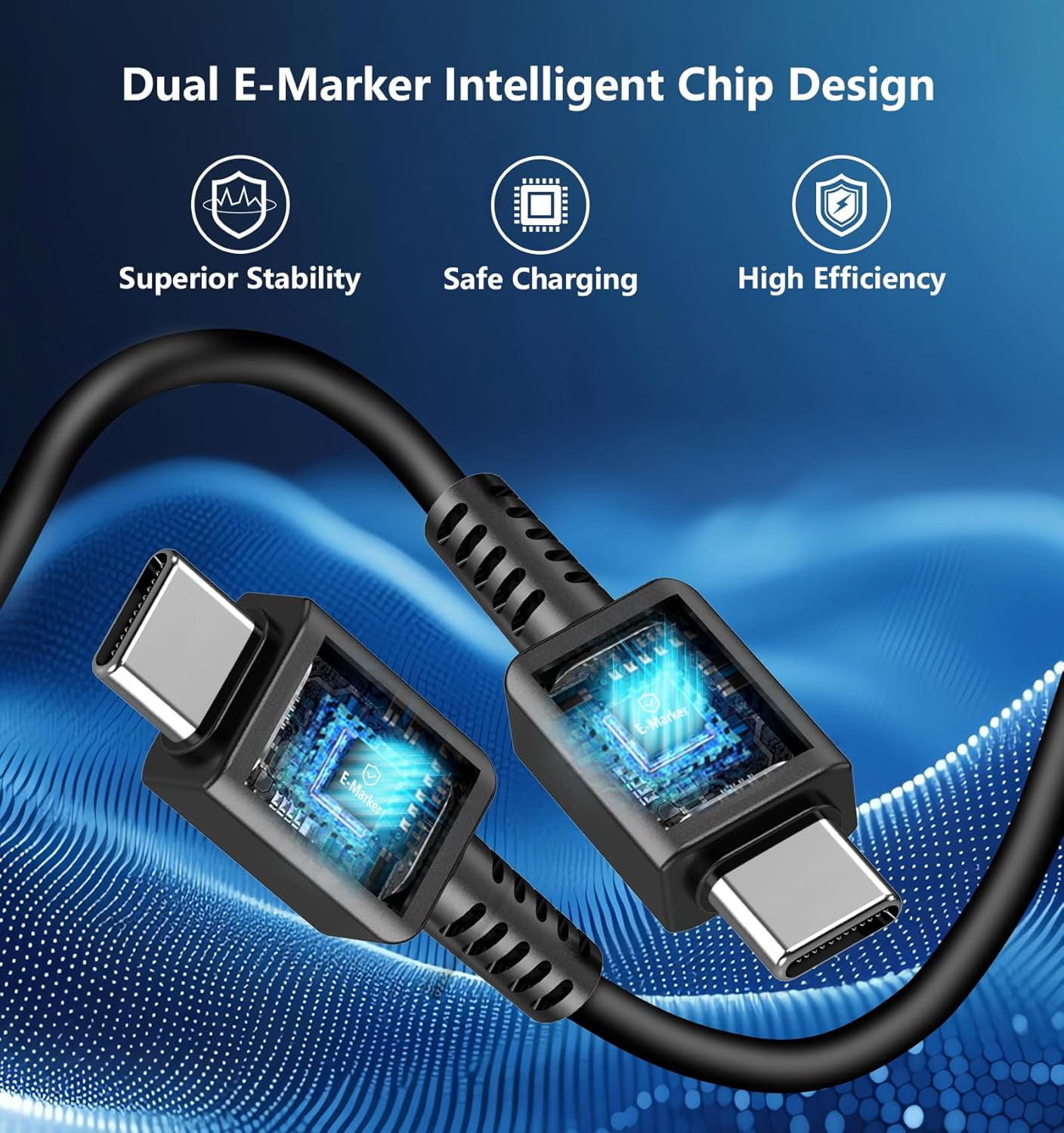 JUNCHI-45W Super Fast Charger USB C, 2Pack USB C Chargers Block Type C ...