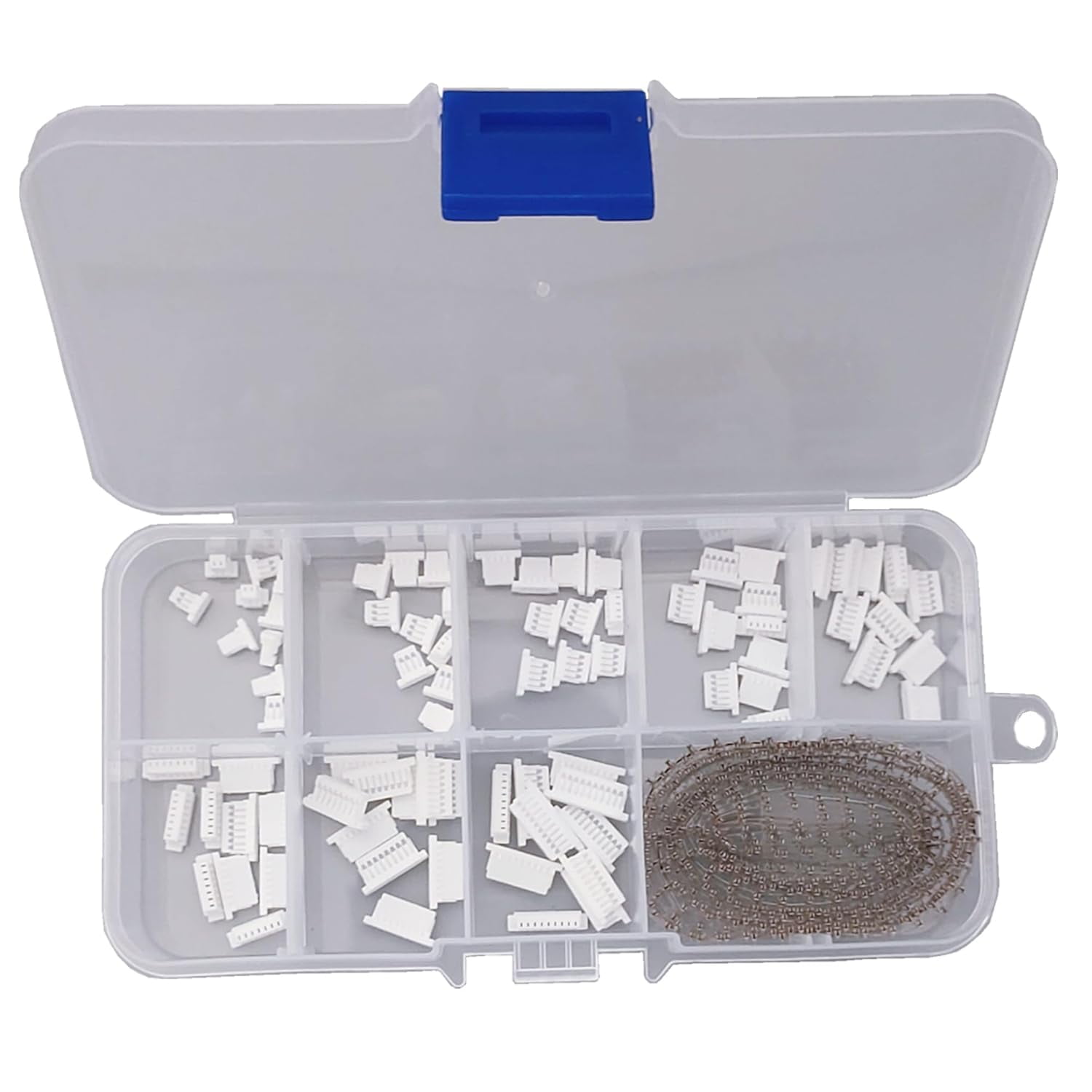 JUNCHI-525Pcs JST SH 1.0mm Connectors Kit with Crimp Terminal ...