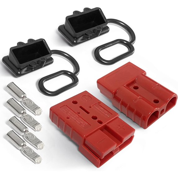 JUNCHI-6-10 Gauge Battery Quick Connector 50A 12-36V Battery Quick ...