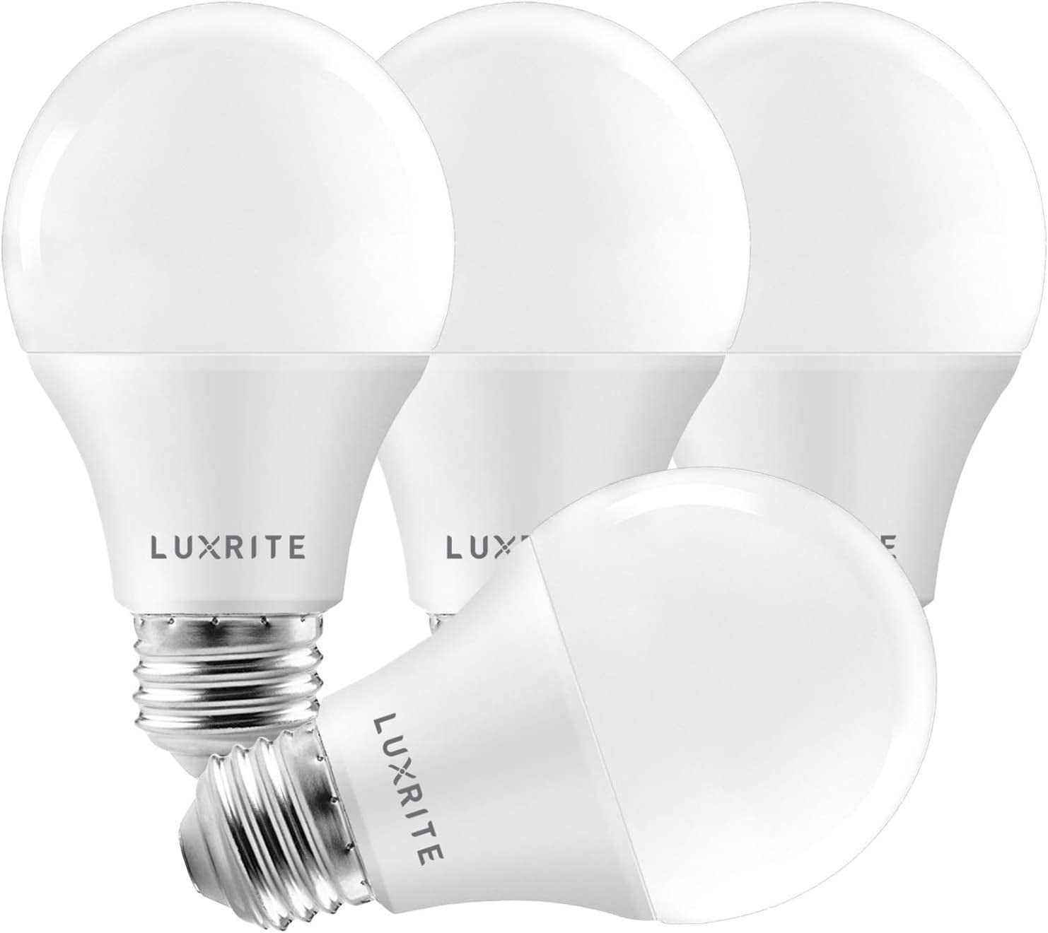 JUNCHI-A19 LED Bulb 75W Equivalent, 1100 Lumens, 3500K Natural White ...
