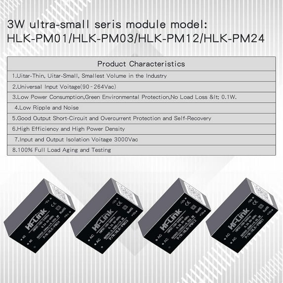 JUNCHI-AC-DC Isolated Power Module Smart Home Switching Power Module ...