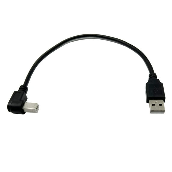 JUNCHI-Angled Printer Cable 2Pack USB 2.0 Type A Male to USB 2.0 Type B ...