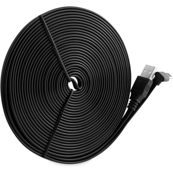 JUNCHI-Black Power Cord for WYZE Cam Pan V3 / Cam v3 Pro 2K 90 Degree ...