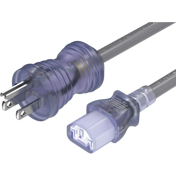 JUNCHI-CableLeader 15ft 14 AWG NEMA 5-15P to IEC320 C13 Hospital Grade ...