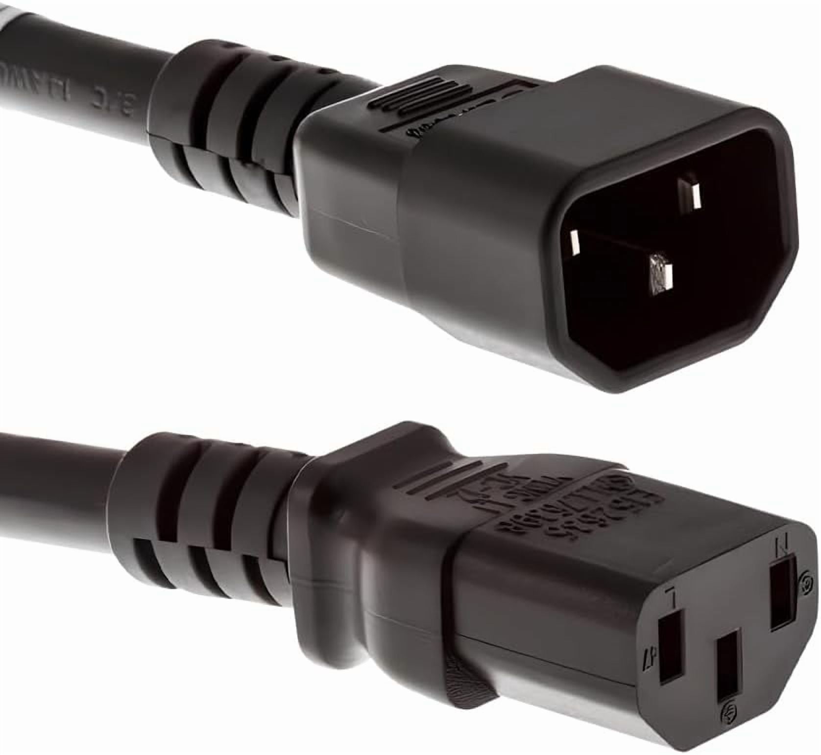 JUNCHI-Cables and Kits - 3 Prong Power Cord 10ft (3m) - 15A/250V, 14 ...