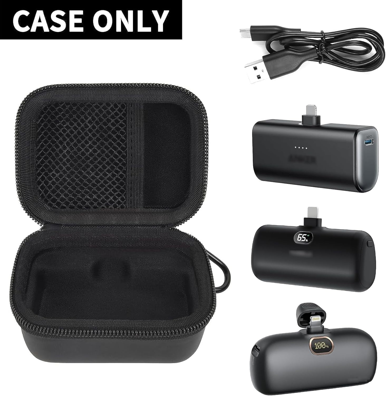 Junchi Case Compatible With Anker Nano Power Bank With Built In